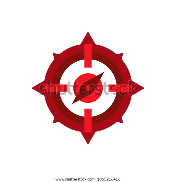 Target Compass Logo Icon Design Stock Vector Royalty Free 1065216416 Shutterstock