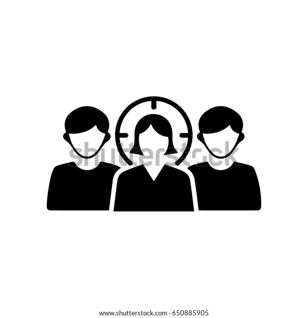 Target Customers Icon Stock Vector (Royalty Free) 650885905