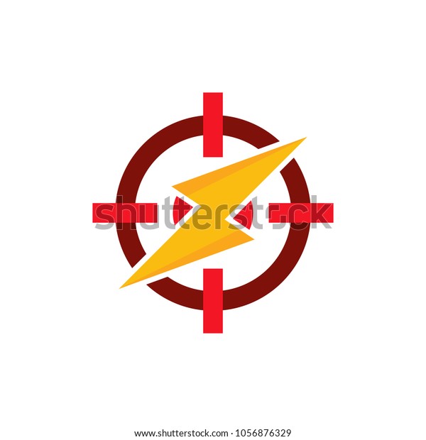 Target Energy Logo Icon Design Stock Vector (Royalty Free) 1056876329 ...