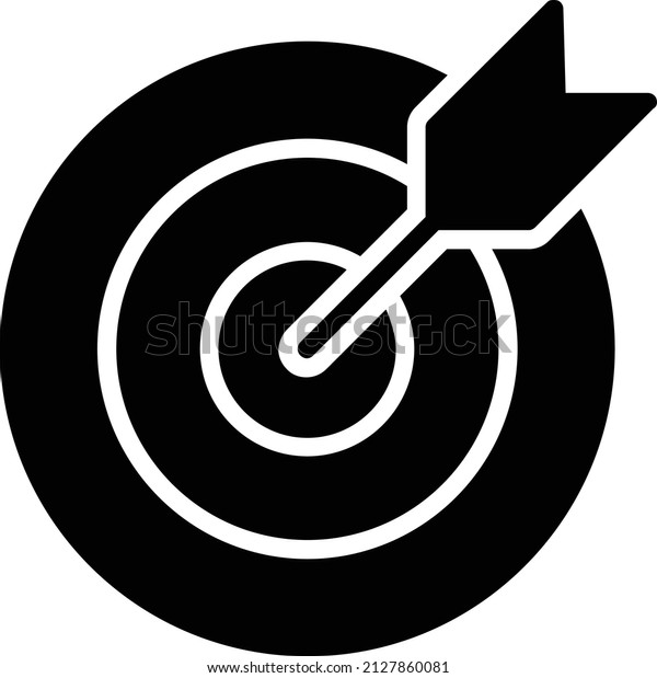Target Icon Business Icon Vector Sign Stock Vector (Royalty Free ...