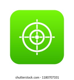 Target Icon Digital Green Any Design Stock Vector (Royalty Free ...