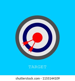 Target Icon Single Sign Vector Graphic: vector de stock (libre de ...