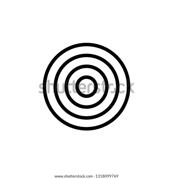 Target Icon Strategy Sign Stock Vector (Royalty Free) 1318099769