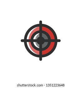 Target Icon Terrorism Symbol Stock Vector (Royalty Free) 1351223648 ...