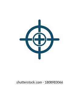 Precision Icon Precision Symbol Design Maps Stock Vector (Royalty Free ...