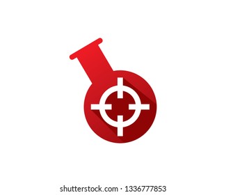 Target Lab Logo Template Icon Symbol Stock Vector (Royalty Free ...