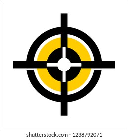 Target Logo Black Yellow Stock Vector (Royalty Free) 1238792071 ...