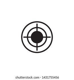 Target Mark Icon Vector Illustration Stock Vector (Royalty Free ...