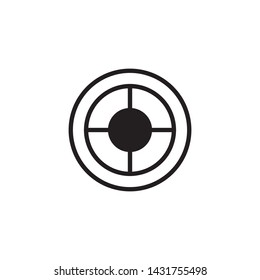 Target Vector Icon Sign Symbol Stock Vector (Royalty Free) 1333961408