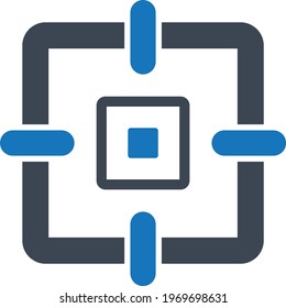 Target Mark Icon Vector Illustration Stock Vector (Royalty Free ...