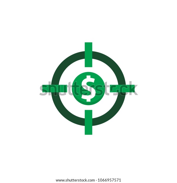 Target Money Logo Icon Design Stock Vector (Royalty Free) 1066957571