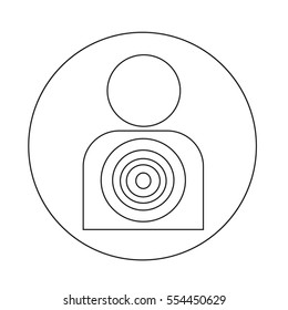 Target People Icon Stock Vector (Royalty Free) 554450629 | Shutterstock