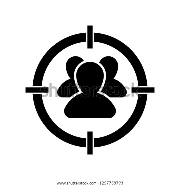 Target Person Icon Aim Vector Icon Stock Vector (Royalty Free ...