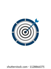 Target Point Logo Template Stock Vector (Royalty Free) 1128866375 ...