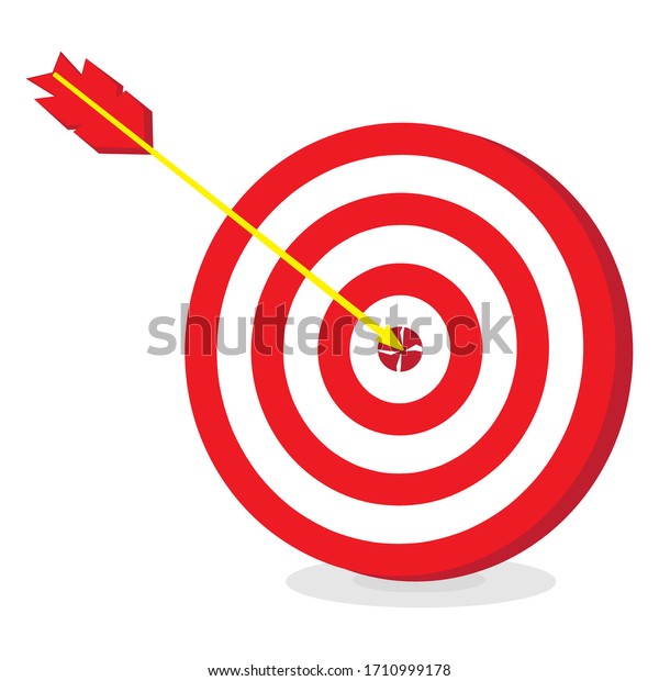 Target Red Aim Arrow Idea Concept: เวกเตอร์สต็อก (ปลอดค่าลิขสิทธิ์ ...