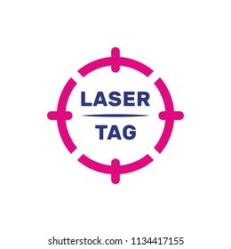 Target Shooting Vector Logo Laser Tag Stock Vector (Royalty Free ...
