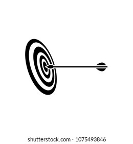 Target Success Arrow Icon Vector Template Stock Vector (Royalty Free ...