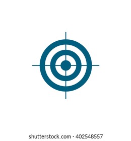 Target Icon Target Symbol Vector Stock Vector (Royalty Free) 1867299349 ...