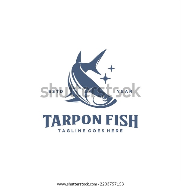 Tarpon Fish Logo Design Vector Image Stock Vector (Royalty Free ... Tarpon Fish Logo Design Vector Image Stock Vector (Royalty Free ...