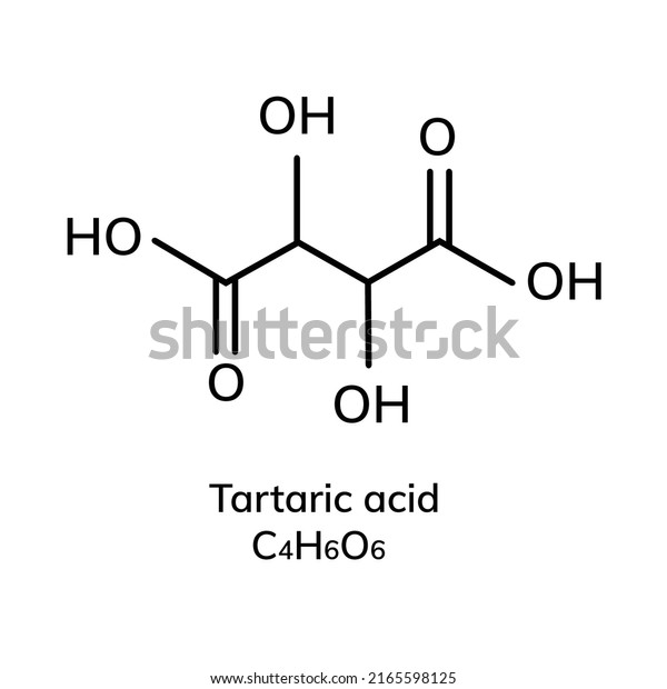 Fórmula química estructural sobre fondo blanco: vector de stock (libre ...