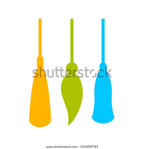 Tassel Vector Icons Illustration Isolated On Stock Vector (Royalty Free ...