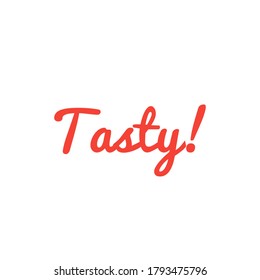 Tasty Sign Vector Restaurant Design Stock Vector (Royalty Free ...