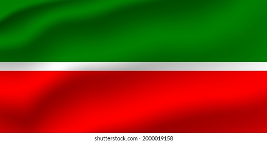 Tatarstan Waving Flag Vector Editable Stock Vector (Royalty Free ...