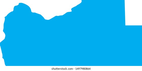 Tate County Map State Mississippi Stock Vector (Royalty Free ...