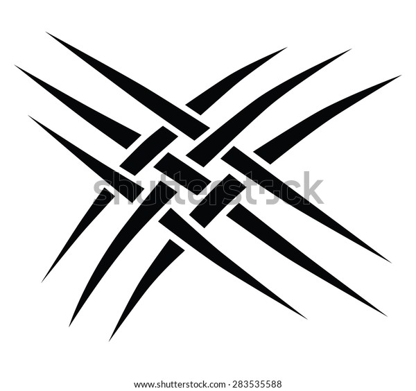 Tattoo Art Designs Simple Logo Individual Stock Vector (Royalty Free ...
