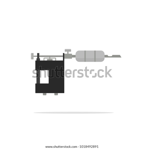 Tattoo Gun Icon Clipart Image Isolated 库存矢量图（免版税）1018492891 | Shutterstock