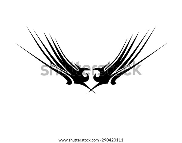 Tattoo Tribal Lower Back Vector Design Stock Vector (Royalty Free ...