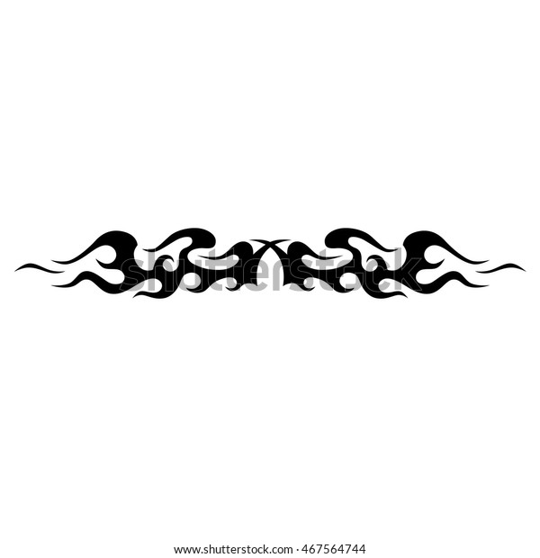 Tattoo Tribal Lower Back Vector Design Stock Vector (Royalty Free ...