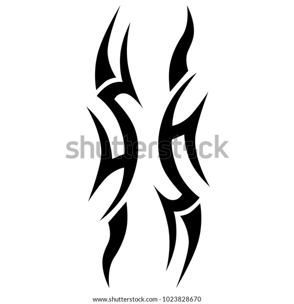 Tattoo Tribal Vector Design Simple Logo Stock Vector (Royalty Free ...