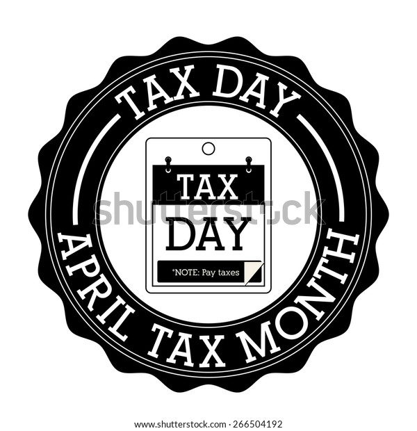 Tax Design Over White Background Vector Stock Vector (Royalty Free ...