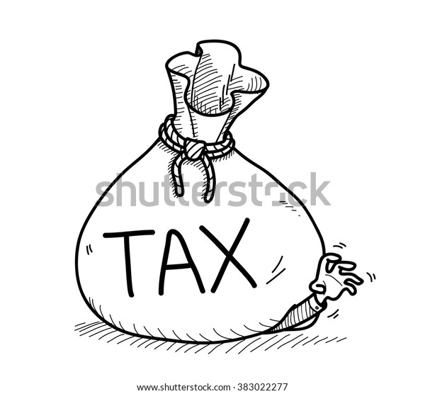 Tax Doodle Hand Drawn Vector Doodle Stock Vector (Royalty Free ...
