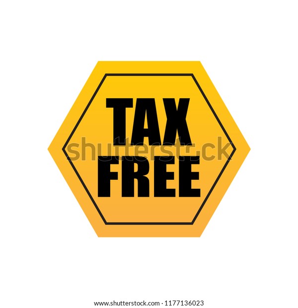 Tax Free Icon Tax Free Logo Stock Vector (Royalty Free) 1177136023 ...