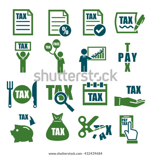 Tax Tariff Icon Set Stock Vector (Royalty Free) 432439684 | Shutterstock