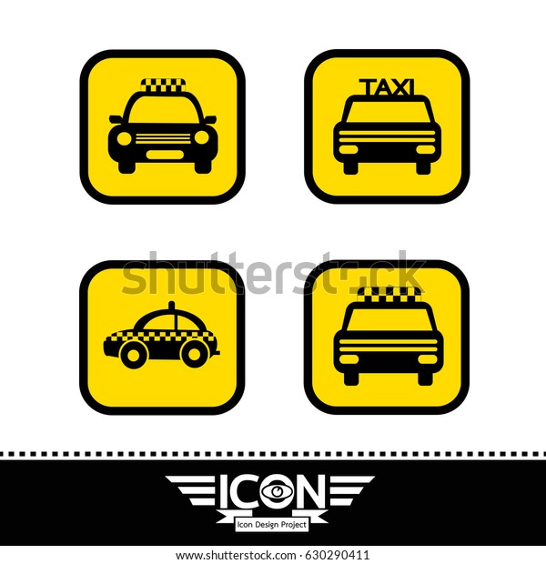 Taxi Icon Stock Vector (Royalty Free) 630290411 | Shutterstock