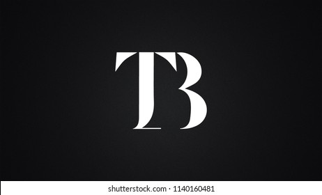 Tb Letter Logo Design Template Vector Stock Vector (Royalty Free ...