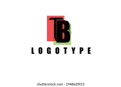 Tb Letter Logo Design Template Vector Stock Vector (Royalty Free ...