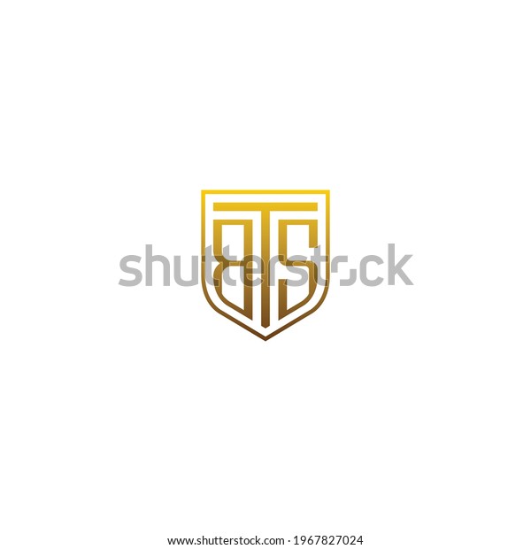 Tbs Bts Letter Logo Design Vector Stock Vector (Royalty Free) 1967827024