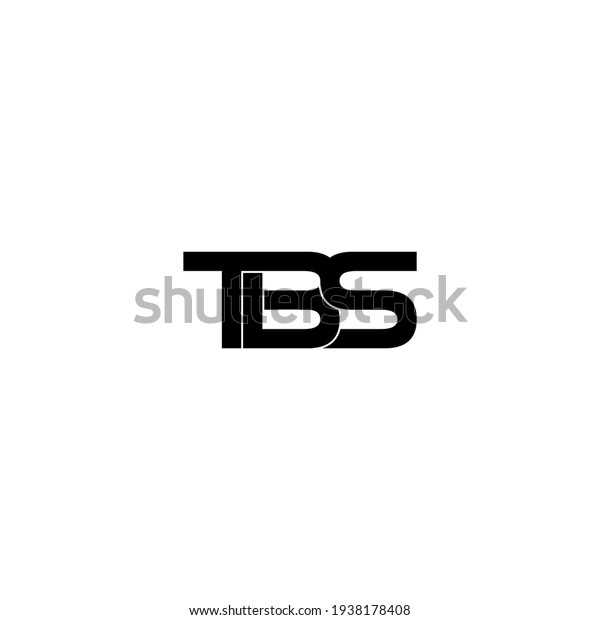 Tbs Letter Original Monogram Logo Design Stock Vector (Royalty Free ...