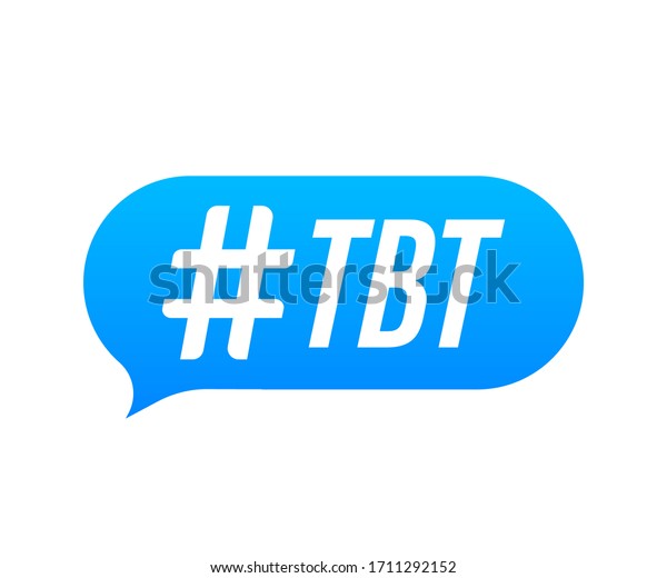 Tbt Hashtag Thursday Throwback Symbol Vector Stock Vector (Royalty Free ...