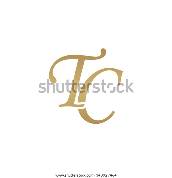 Tc Initial Monogram Logo Stock Vector (Royalty Free) 343929464 ...
