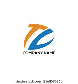 Tc Letter Logo Design Tc Icon Stock Vector (Royalty Free) 2168596965 ...