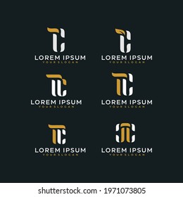 Tc Logo Icon Desain Vector Stock Vector (Royalty Free) 1971073805 ...