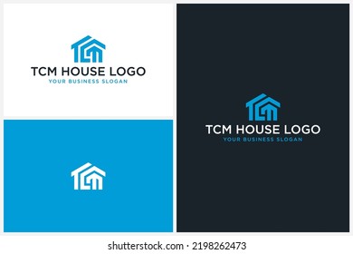 Tcm House Logo Design Vector Stock Vector (Royalty Free) 2198262473 ...