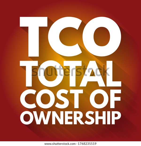 Tco Total Cost Ownership Acronym Business Stock Vector (Royalty Free ... Tco Total Cost Ownership Acronym Business Stock Vector (Royalty Free ...