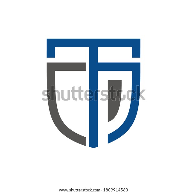 Tcp Logo Design Technology Companies Financial Stock Vector (Royalty ...