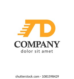 Td Company Logo Vector Template Design Stock Vector (Royalty Free ...